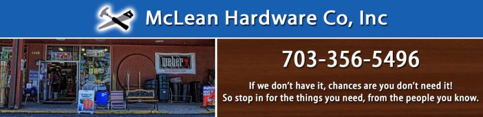 Hardware Store in McLean, VA | McLean Hardware Co